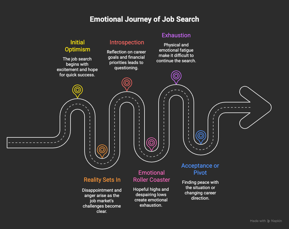The Emotional Stages of a Job Search - Layoff Layover